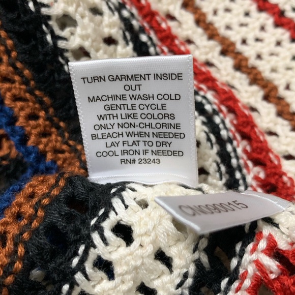 New York & Company | Other | Vintage Black White Rust Sweater Vest Size ...